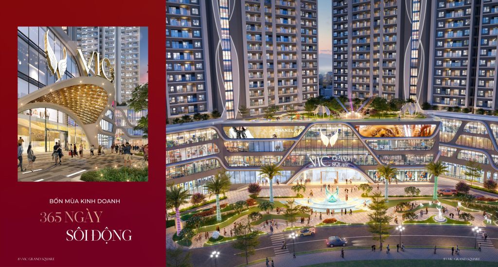 Vic Grand Square | Giá bán, Mở bán Chính thức Trực tiếp Chủ Đầu Tư